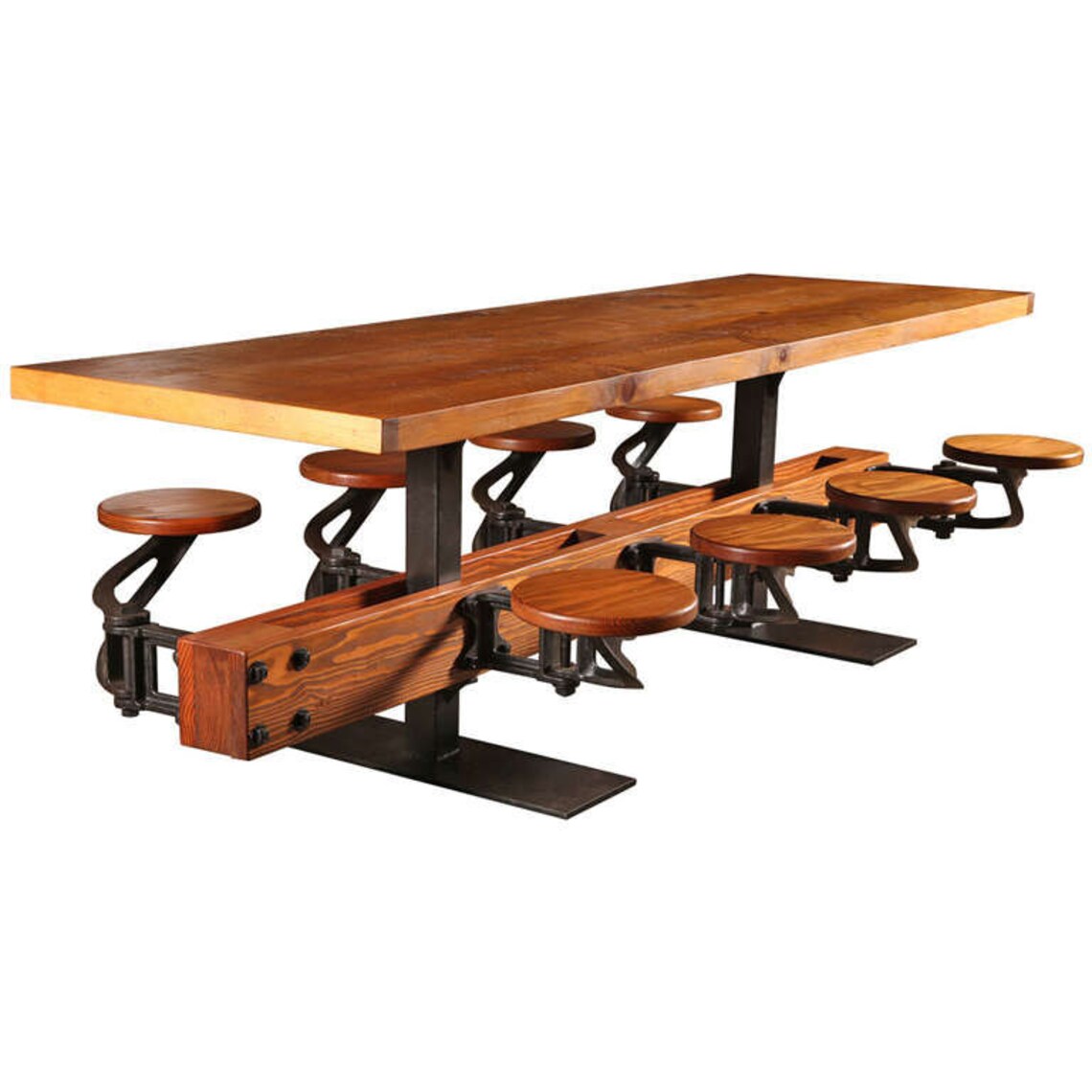 Swing Out Seat Dining Table With Cast Iron Attached, Hanging, Floating ...