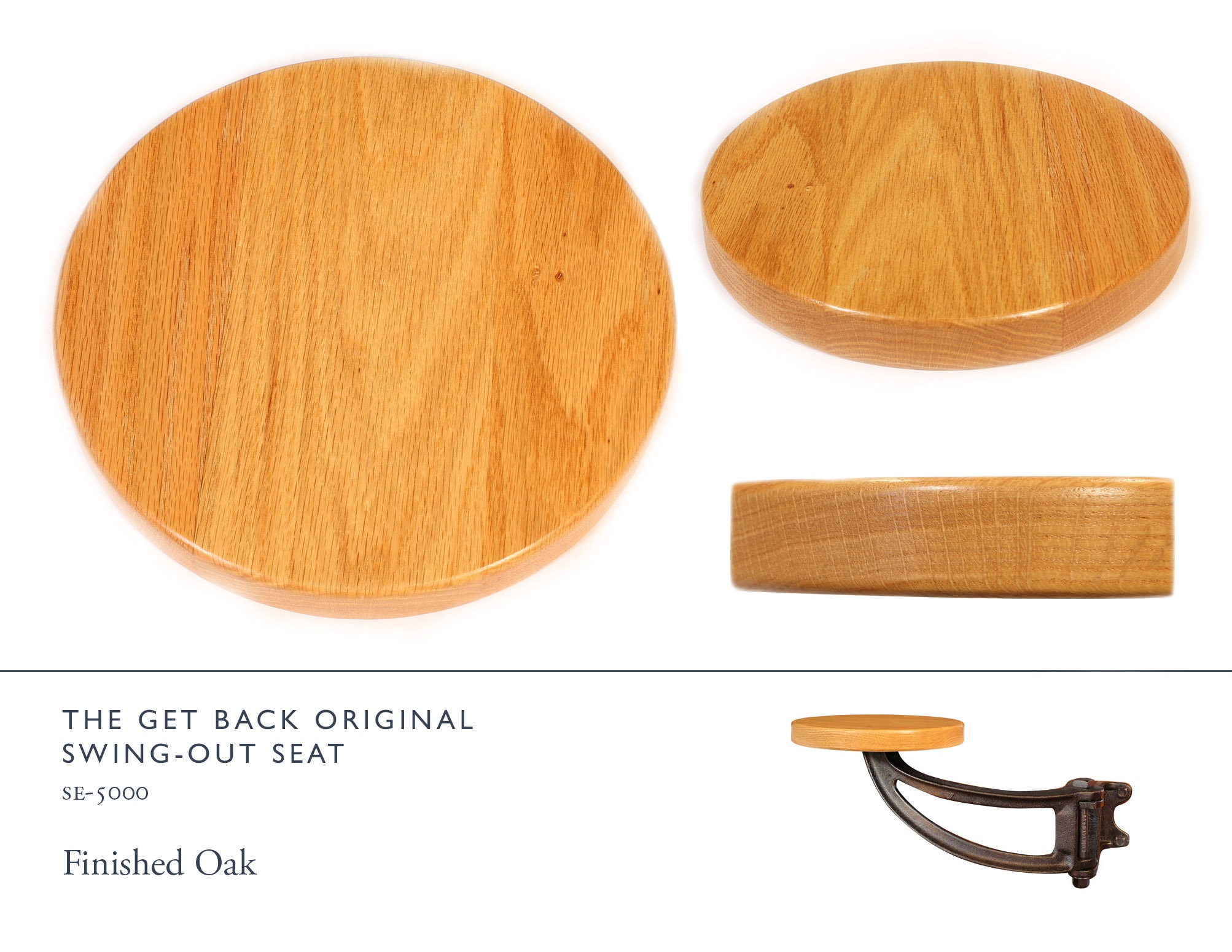 The Original Swing-out Seat With Finished Oak - Etsy