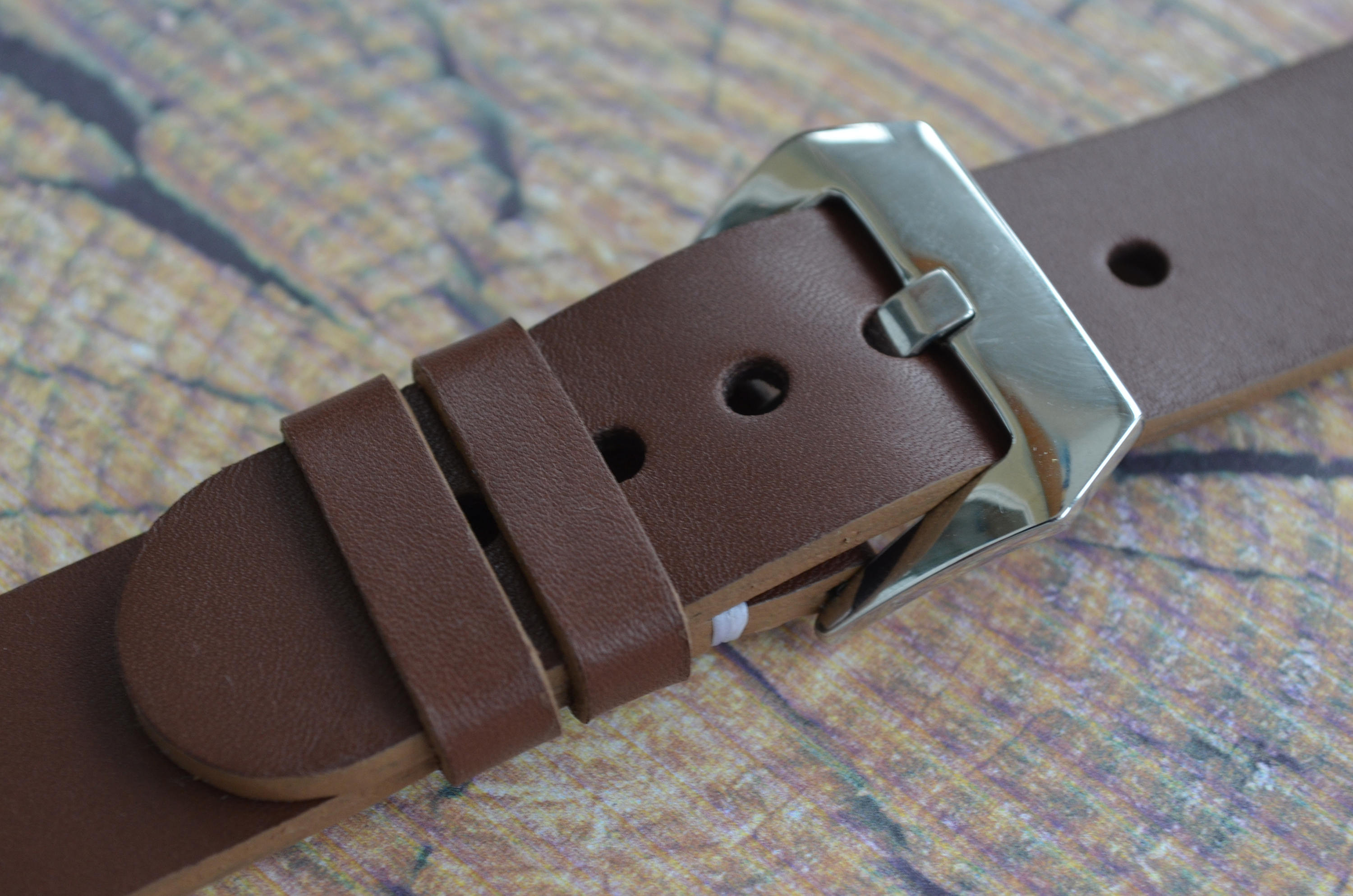 Leather Watch Strap Brown Wrist Watch Band Bracelet Handmade - Etsy