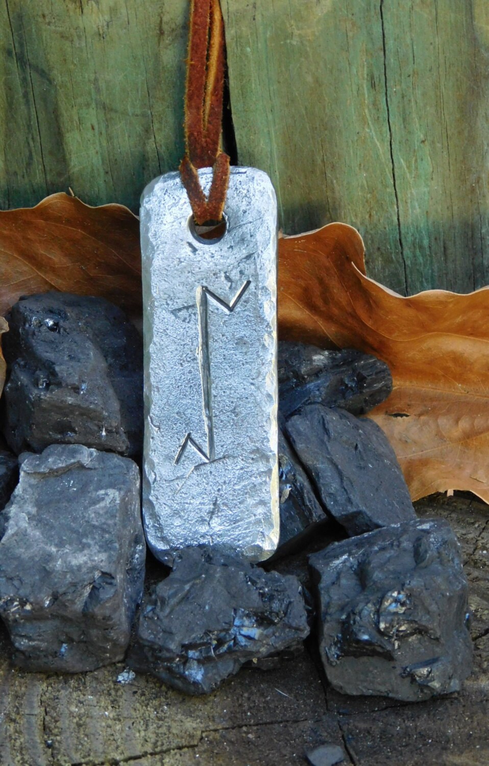Forged Viking Rune Fire Striker Charm Necklace Keychain - Etsy
