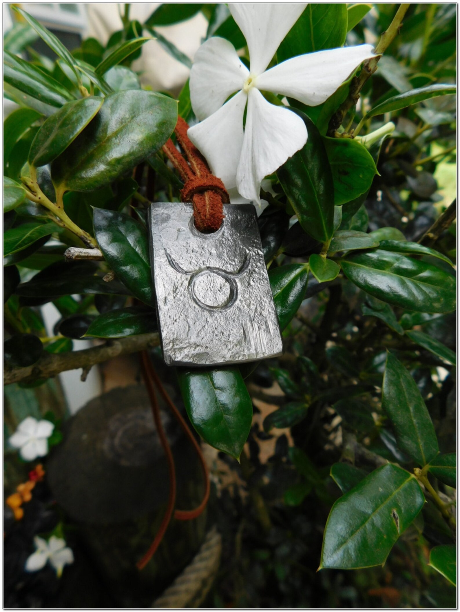 Hand Forged Zodiac Necklace Pendant Keychain Charm - Etsy