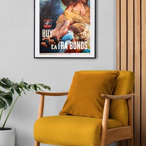 Vintage WWII Graphic Collage Poster - Etsy