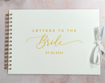 Gold Letters to the Bride A3/A4/A5 Scrapbook Photo Album - Etsy