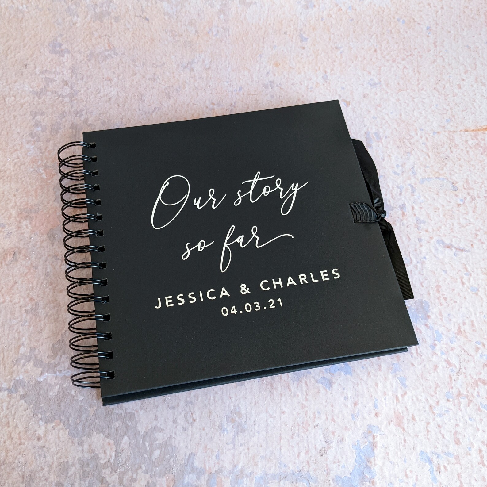 Personalised Couple Scrapbook for First Anniversary or Wedding - Etsy UK