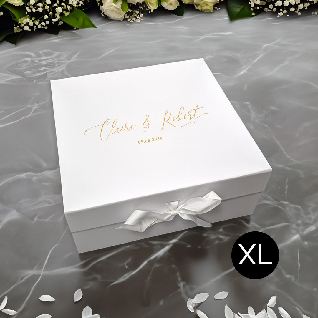 Personalised Wedding Gift Box - Extra Large - for Newly Weds and ...