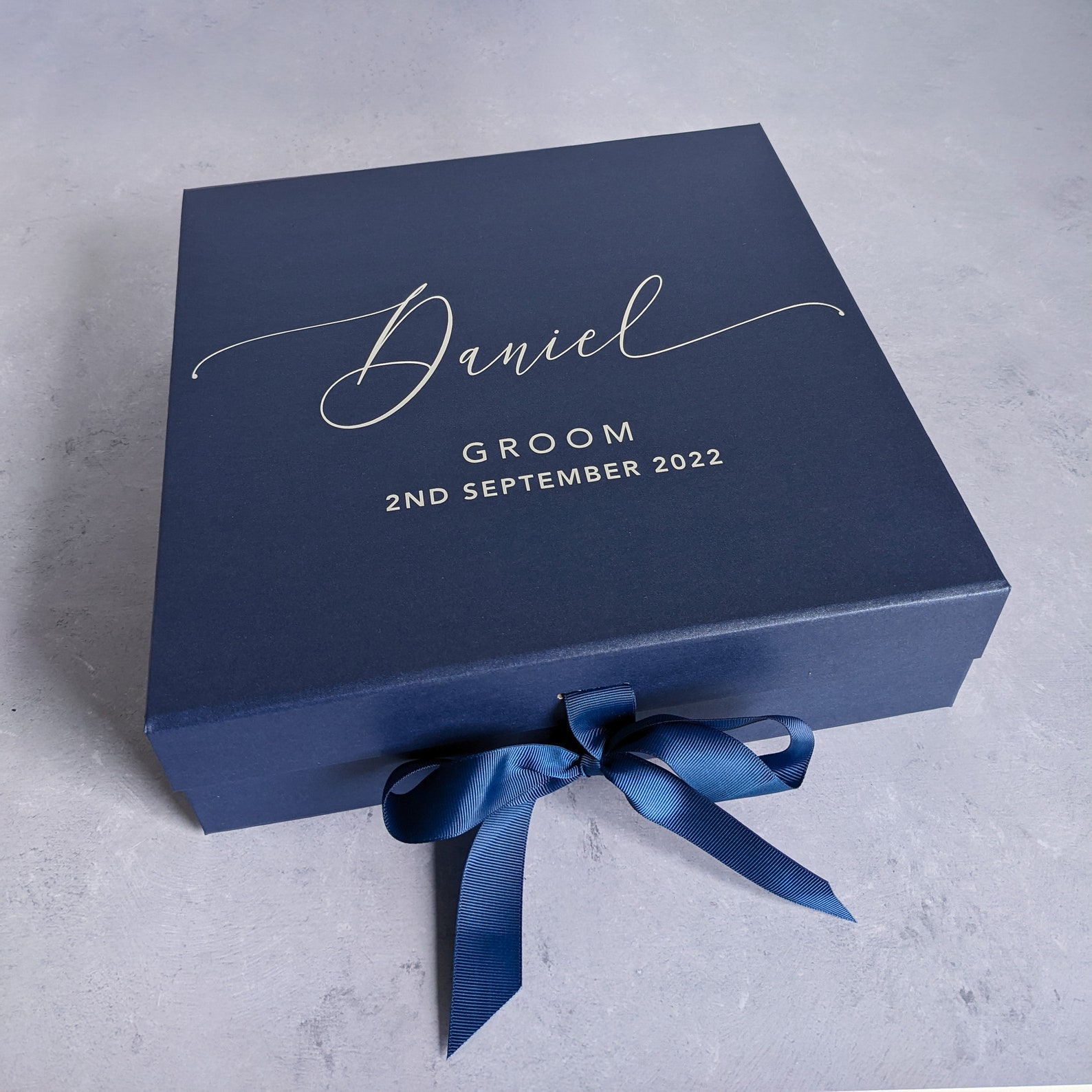 Personalised Gift Box for Groom or Bride Wedding Day | Etsy