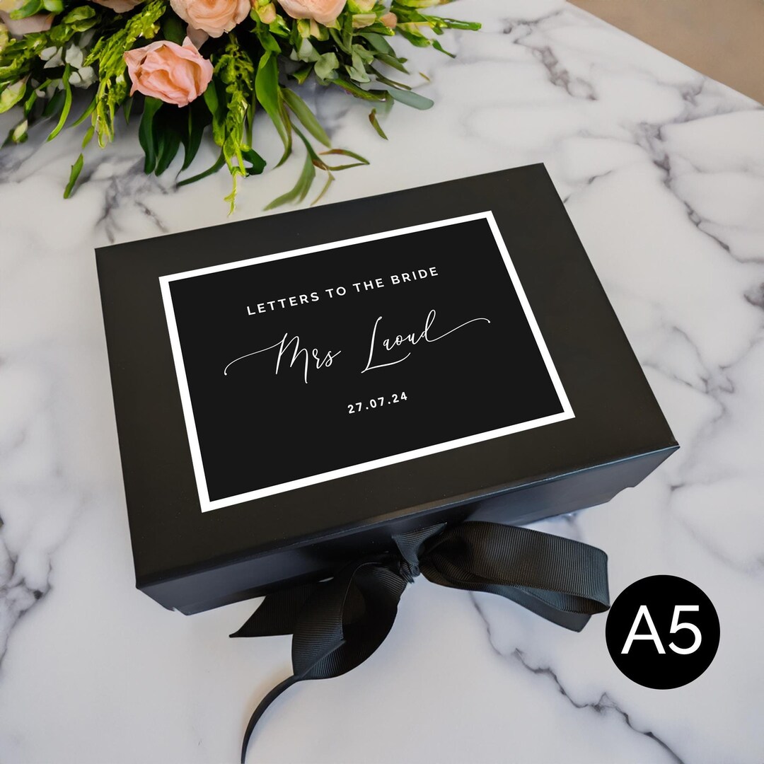 Letters to the Bride Box - Gift Box - Multi Size - A5 | Large | XL - Etsy