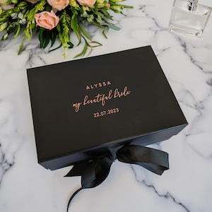 My Beautiful Bride Keepsake Gift Box Personalised: A5 Wedding Hamper ...
