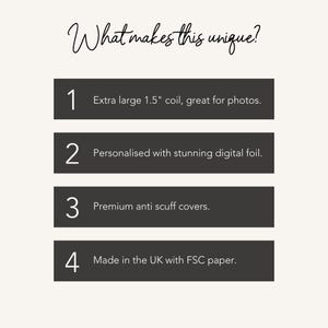 Personalised Couple Scrapbook for First Anniversary or Wedding - Our ...
