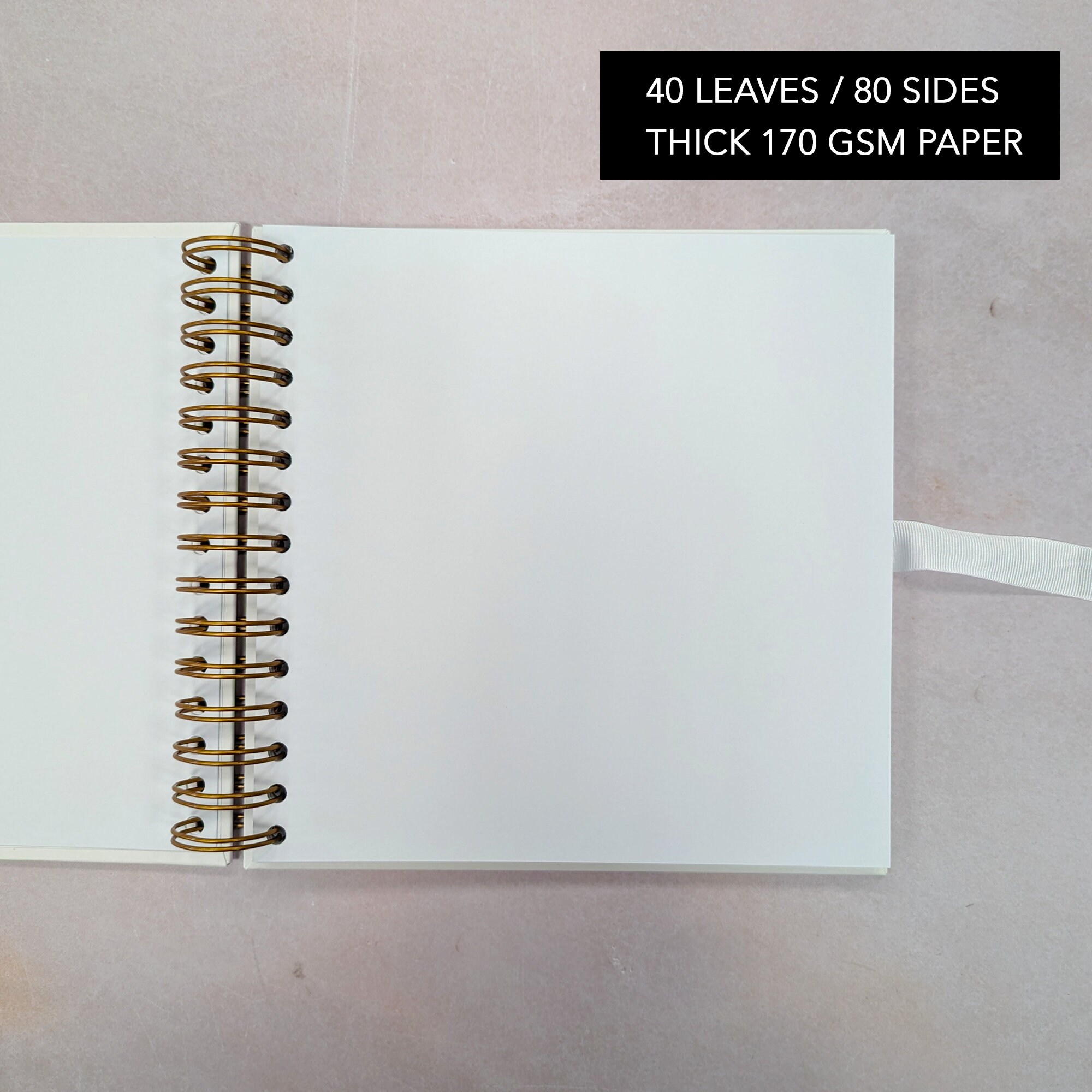 Personalised Couple Scrapbook for First Anniversary or Wedding - White ...