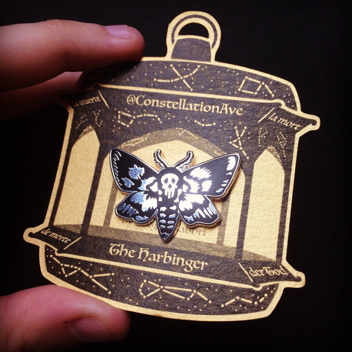 The Harbinger enamel Pin | Etsy