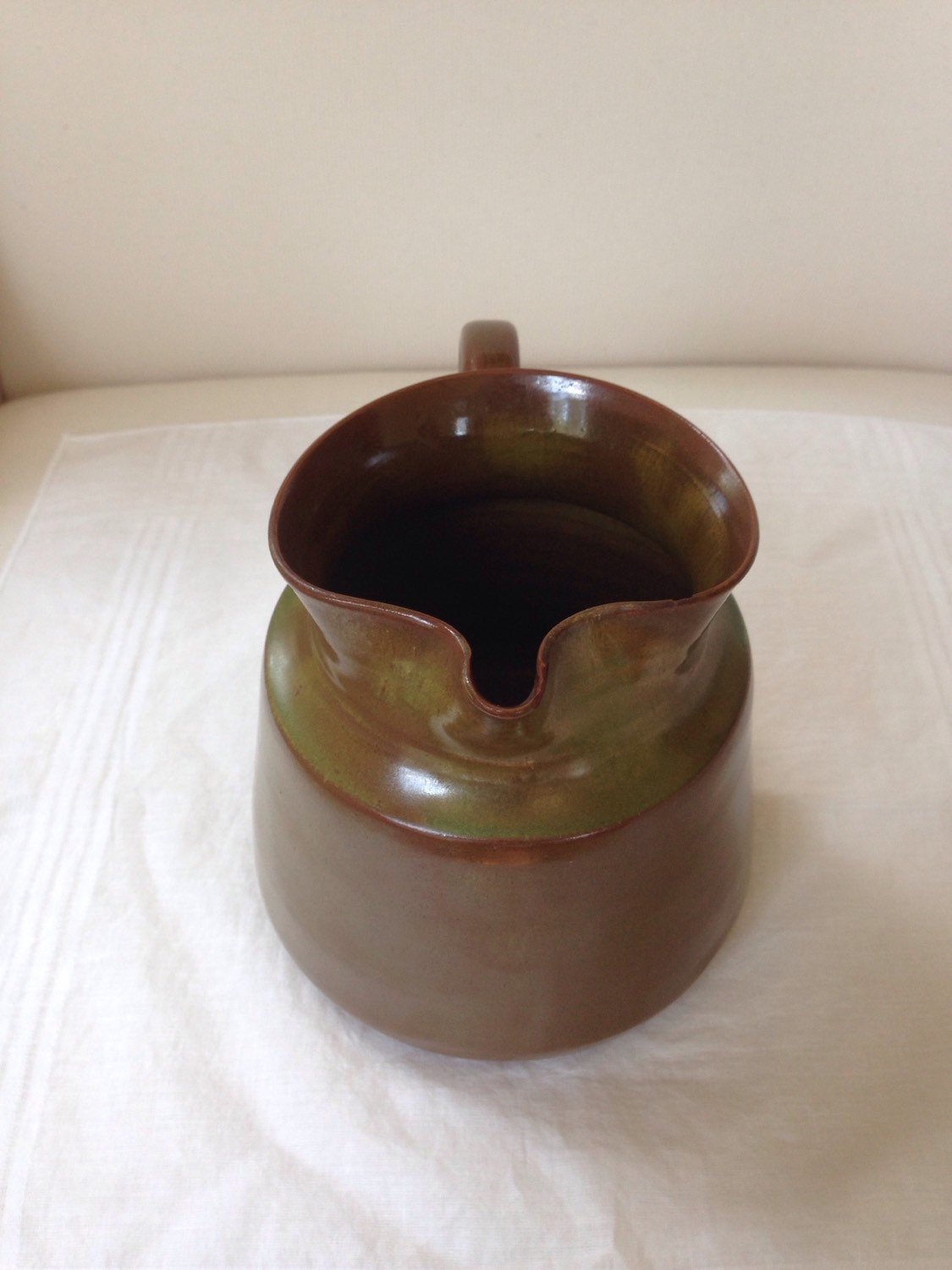 Cole Pottery Pitcher North Carolina Southern Folk Art Vintage Handmade ...