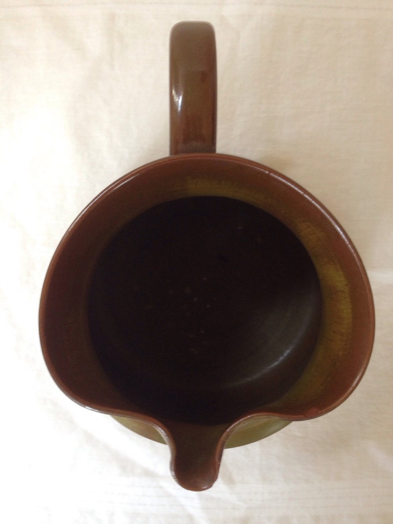 Cole Pottery Pitcher North Carolina Southern Folk Art Vintage Handmade ...