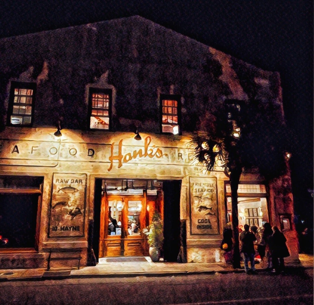 Hanks Seafood CHARLESTON Original Photo Art by - Etsy