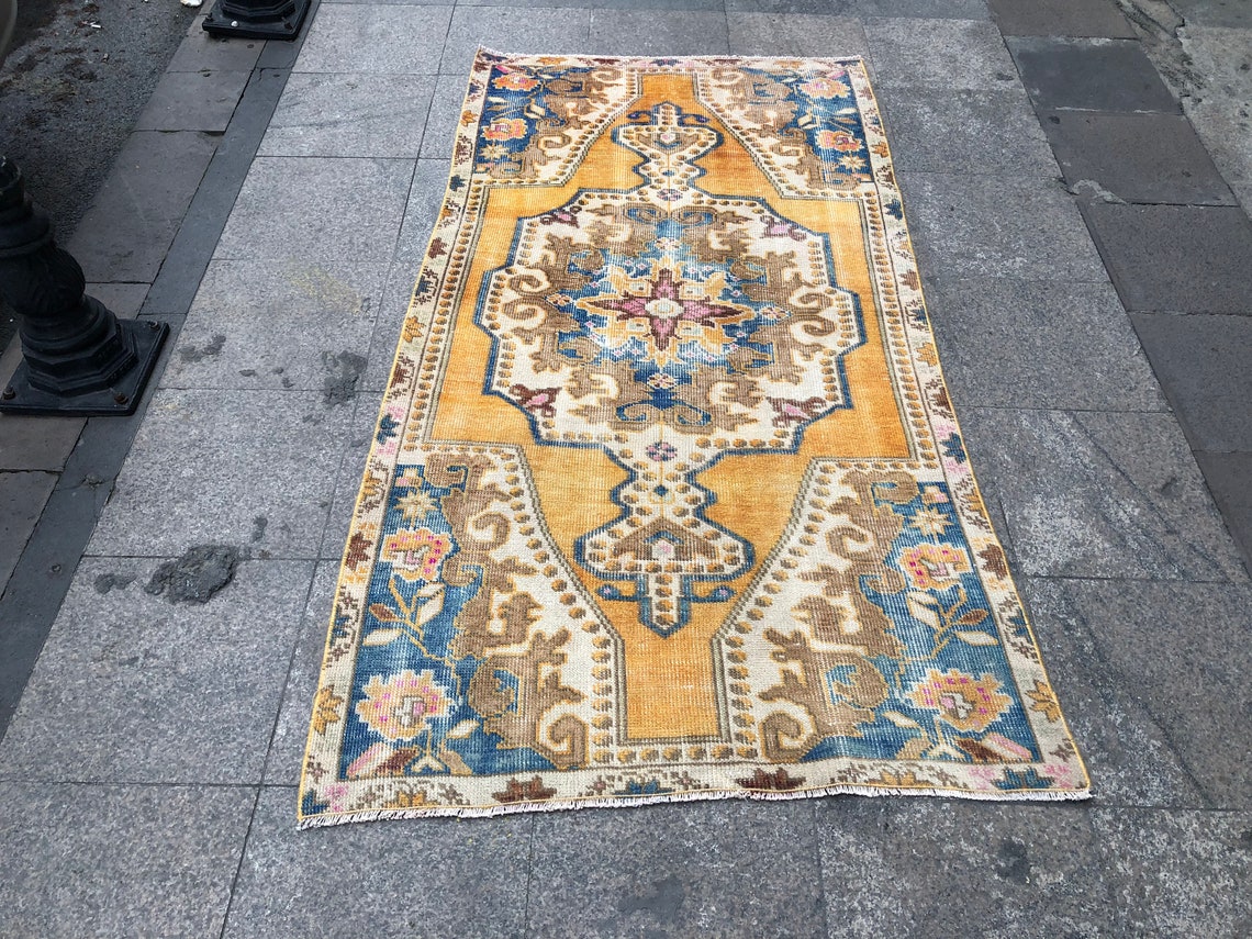 Antique Handmade Rug,nomadic Rug,6'.9x3'.6 Ft,tribal Carpet,anatolian ...