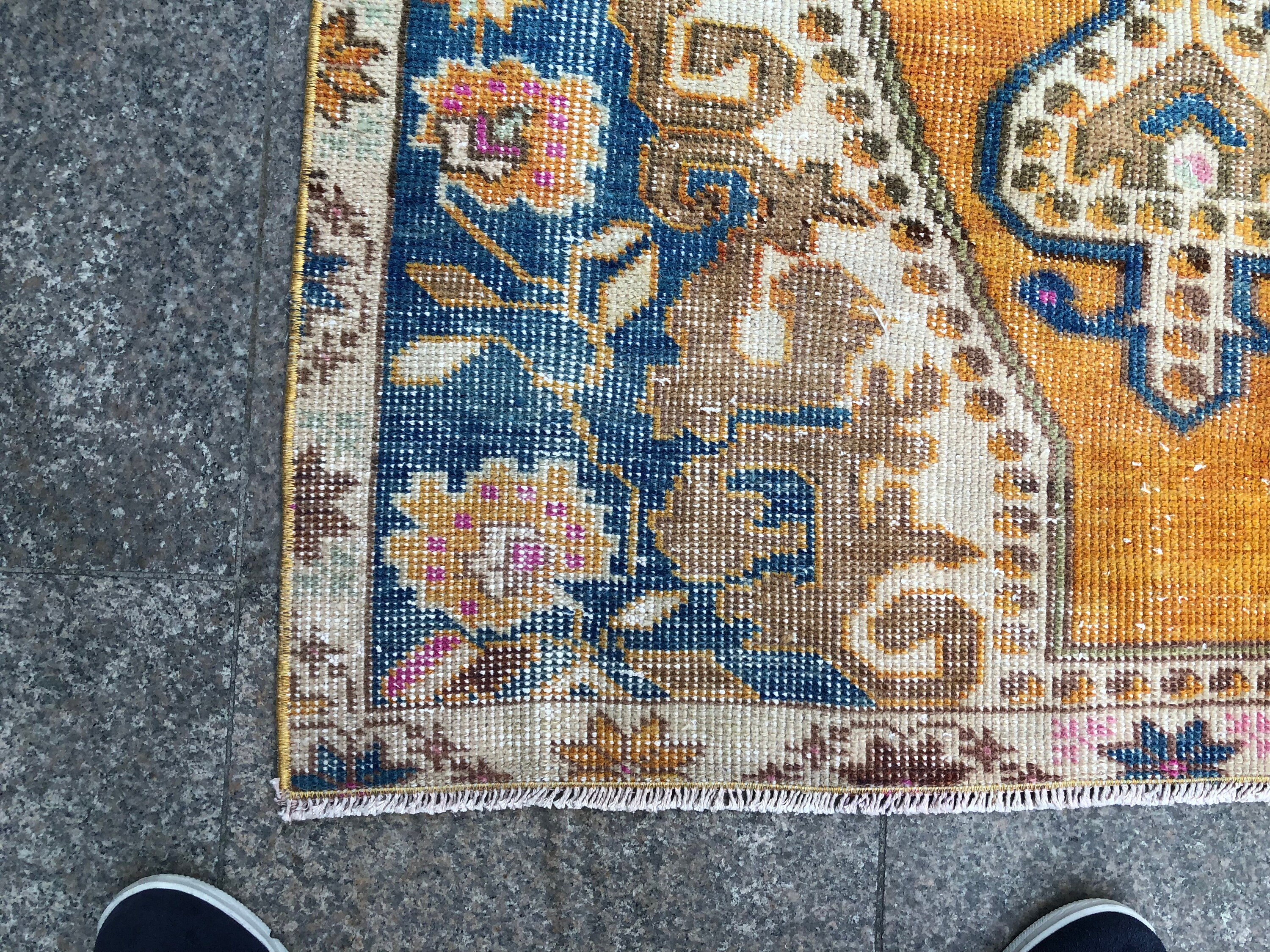 Antique Handmade Rug,nomadic Rug,6'.9x3'.6 Ft,tribal Carpet,anatolian ...