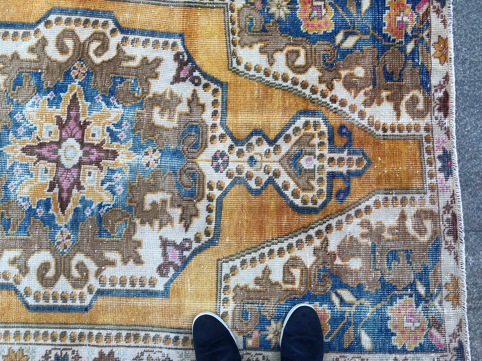 Antique Handmade Rug,nomadic Rug,6'.9x3'.6 Ft,tribal Carpet,anatolian ...