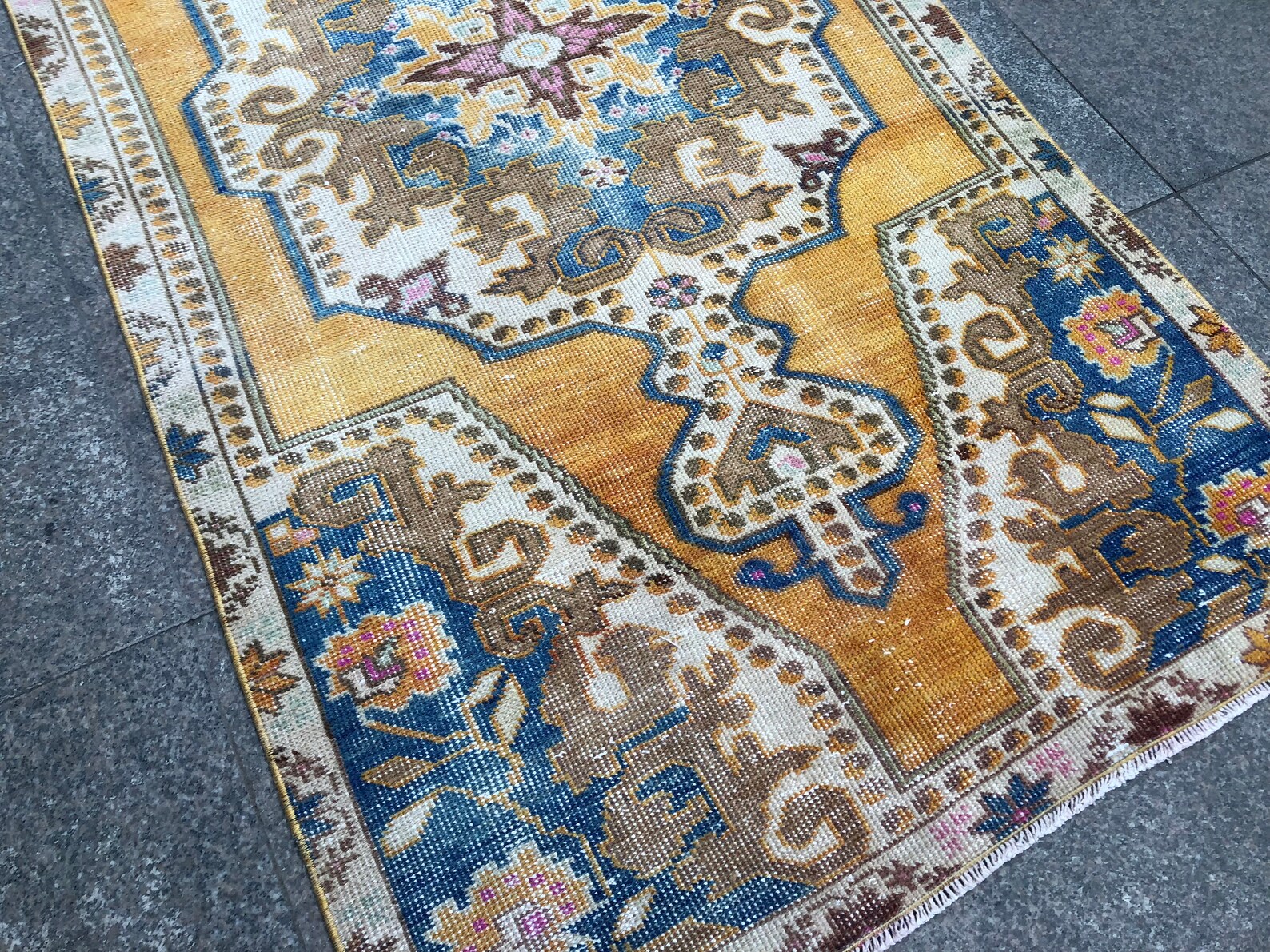 Antique Handmade Rug,nomadic Rug,6'.9x3'.6 Ft,tribal Carpet,anatolian ...