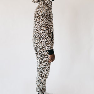 Leopard Print Adult Overall: Unisex Hooded Jumpsuit - Etsy