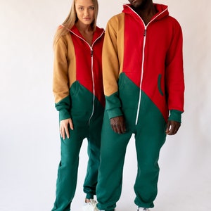 Adult Overall Pajamas - Full Length Lounger With Zipper, Womens Overall ...