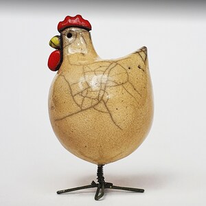 Handmade Ceramic Raku Chickens - Etsy
