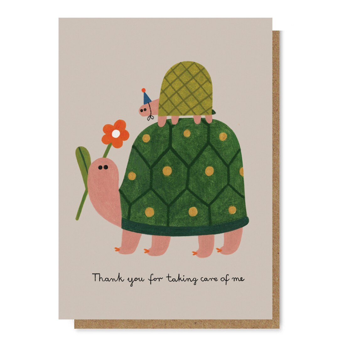 TURTLES Card | Care | Parents | Thank You | Mother's Day | Father's Day ...