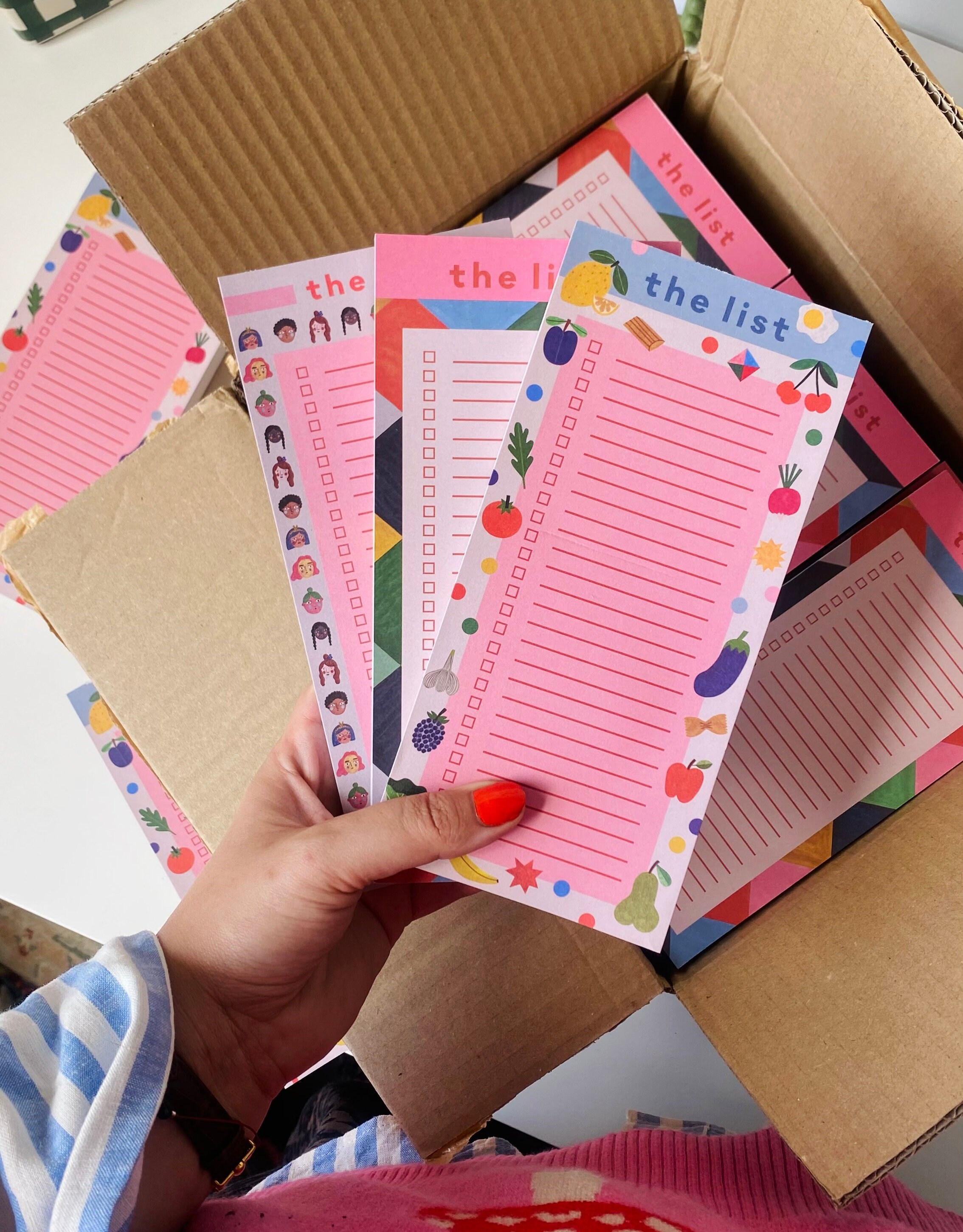SET OF 3 Slim Notepads - Etsy