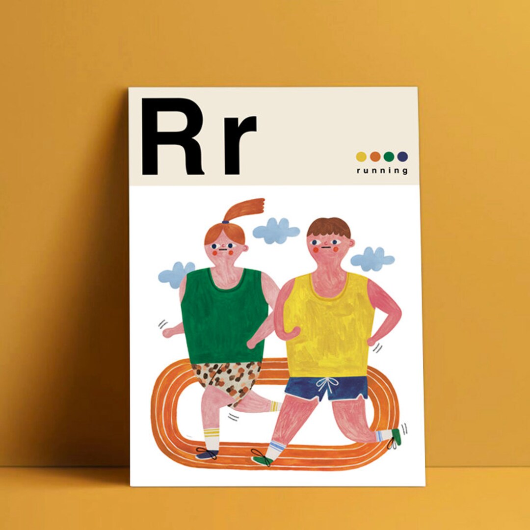 SPORTS ALPHABET Poster - Etsy