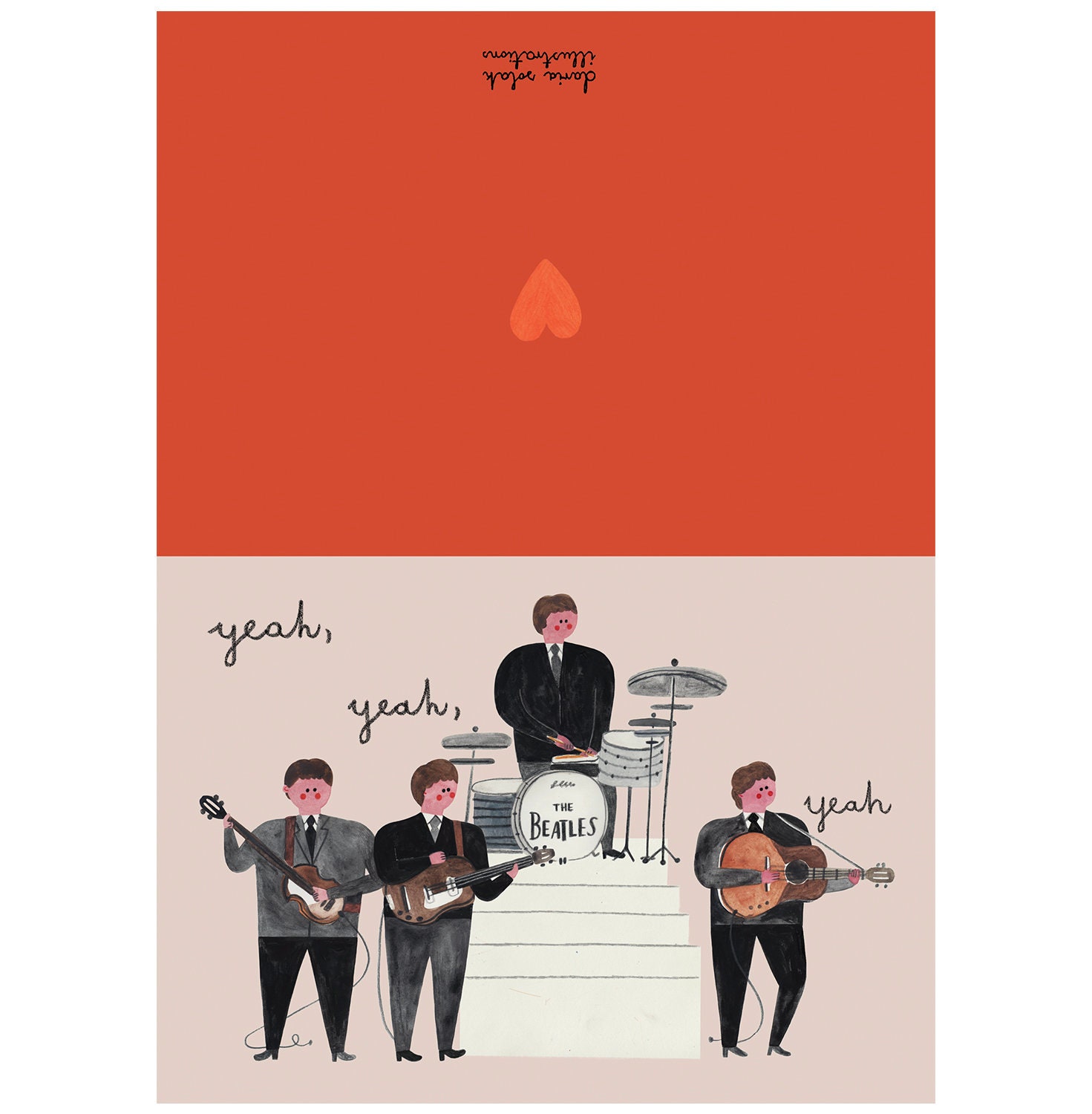 THE BEATLES Card Birthday Celebration Greeting Card - Etsy