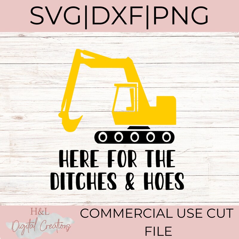 Excavator Svg - Etsy