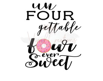 Four Ever Sweet Svg - Etsy