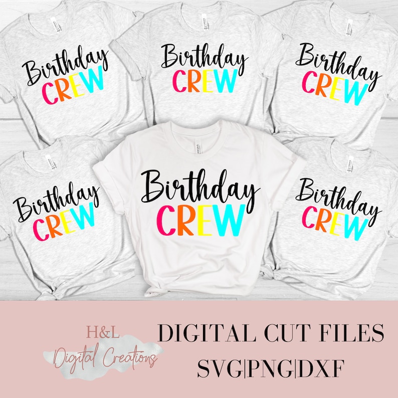 Birthday Crew Svg Birthday Squad Svg Birthday Svg Birthday - Etsy