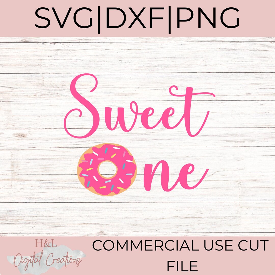 Sweet One Svg, 1st Birthday Svg, First Birthday Svg, Donut, Sprinkles ...