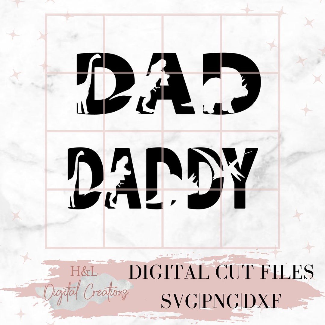 Dinosaur Dad and Daddy Svg Daddysaurus Svg Dad Life Svg - Etsy