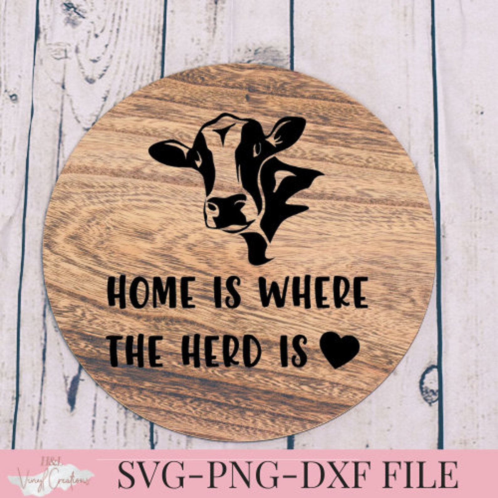 Home is Where the Herd is Svg Herd Svg Family Sign Svg - Etsy