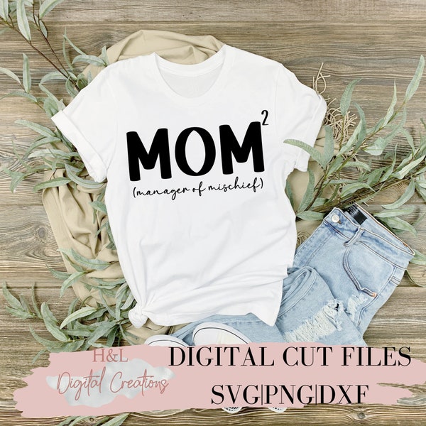 Mom Manager of Mischief Png - Etsy