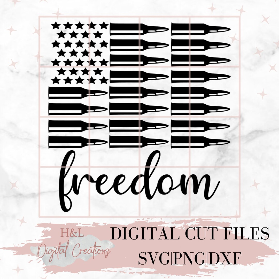 Freedom Bullet Flag Svg Rifle Flag Svg Gun Svg Freedom Svg - Etsy UK