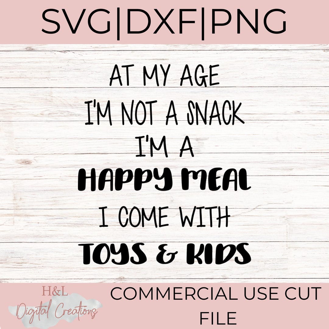 Happy Meal Mom Life Sarcastic SVG, PNG, DXF - Etsy UK