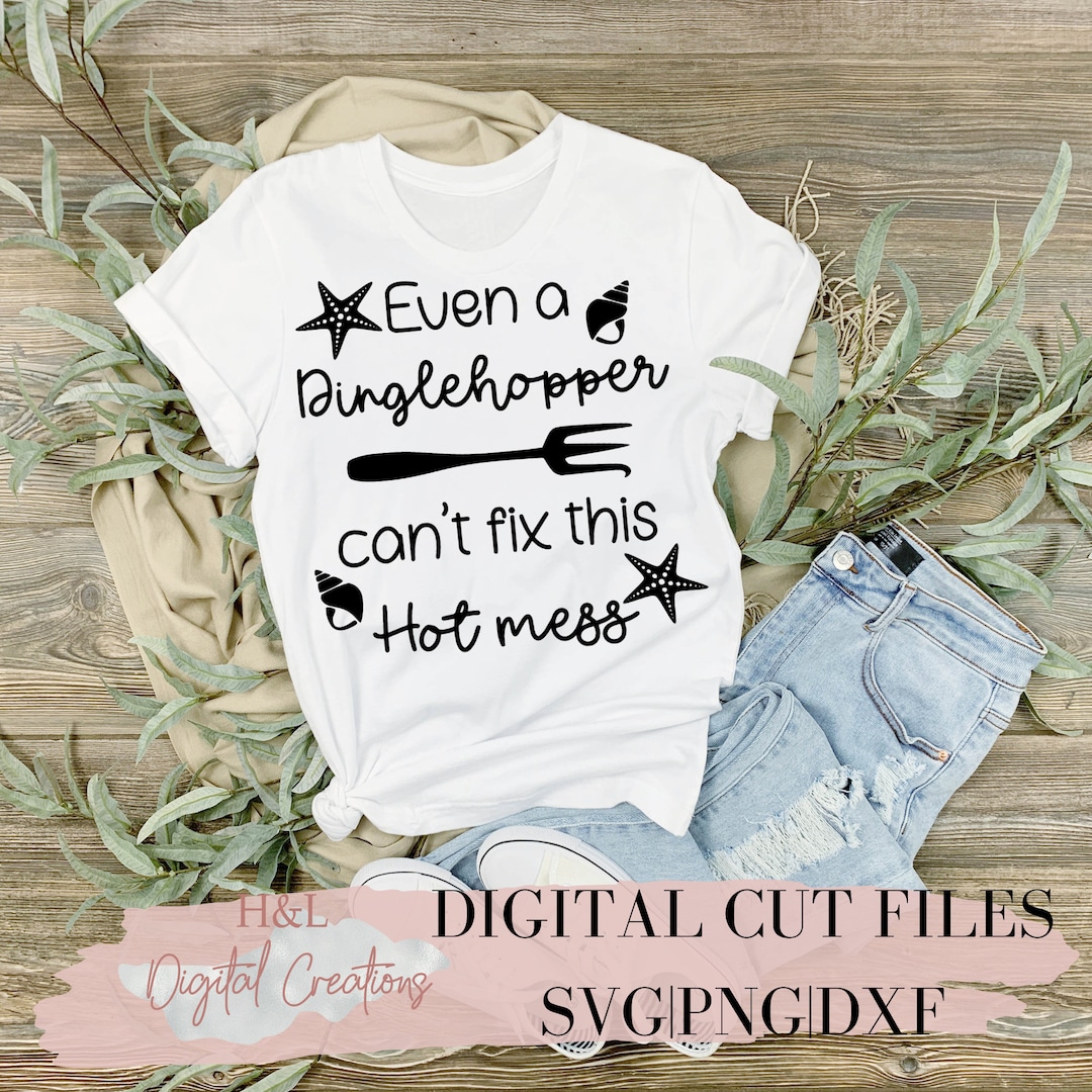Even a Dinglehopper Can't Fix This Hot Mess Svg, Dinglehopper Svg, Hot ...