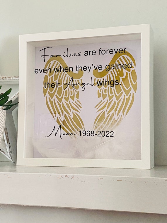 Memorial Frames Angel Wings Frame Memorial Angel Wings - Etsy