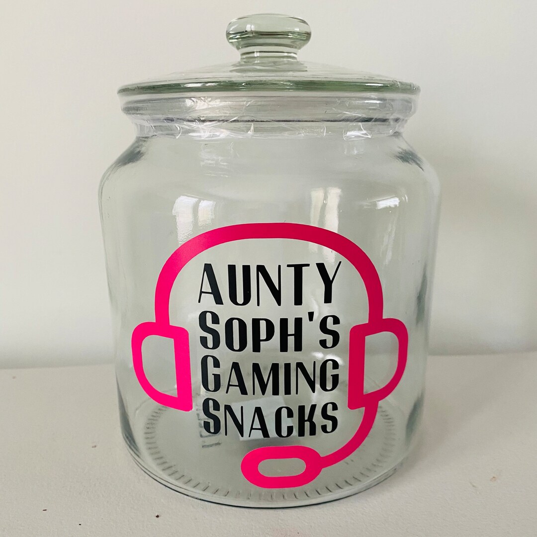 Gaming Snack Jar, Gamer Snack Jar, Personalised Gift for Best Friend ...