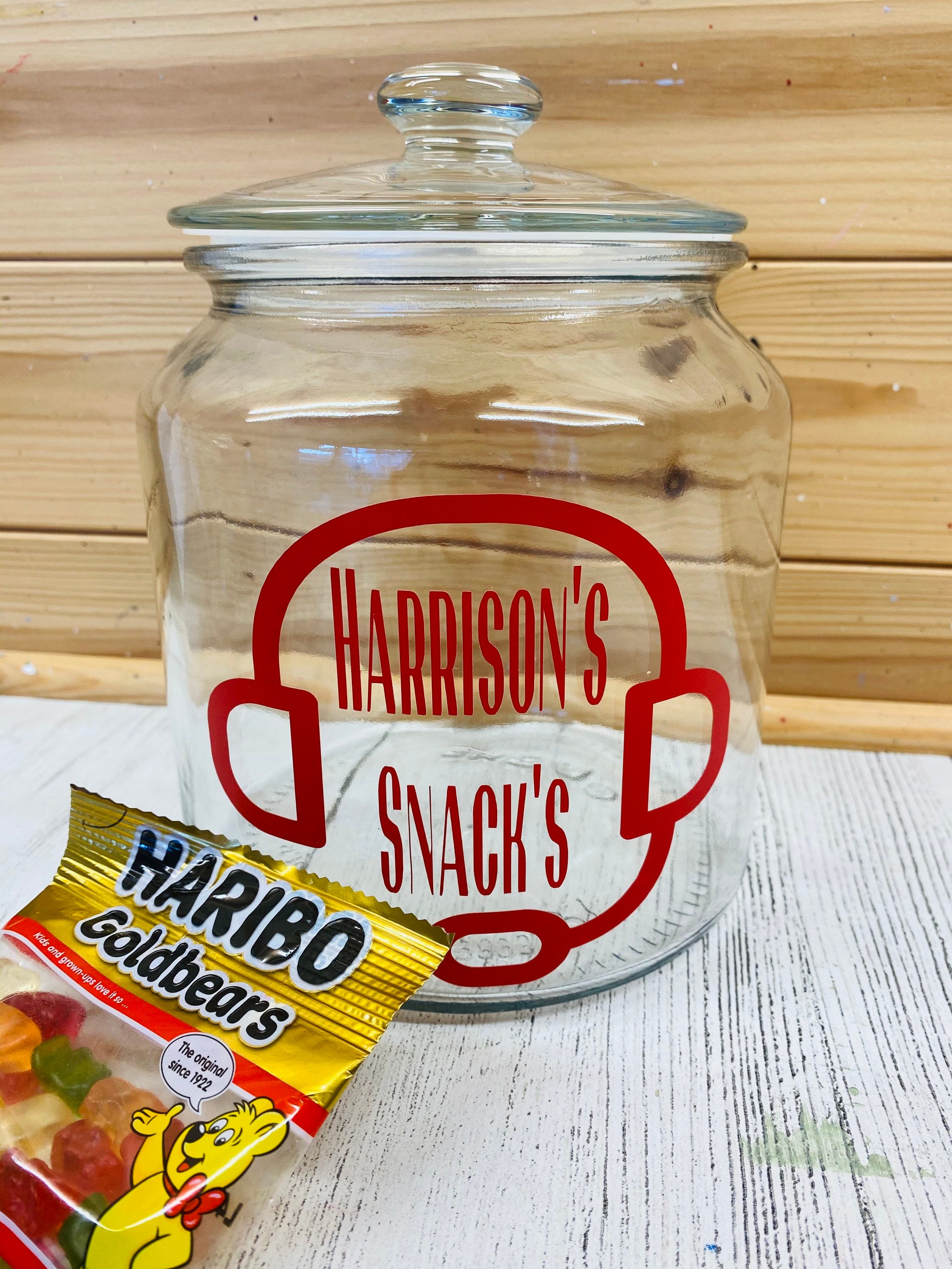 Gaming Snack Jar Gaming Snacks Personalised Snack Jar Kids | Etsy UK