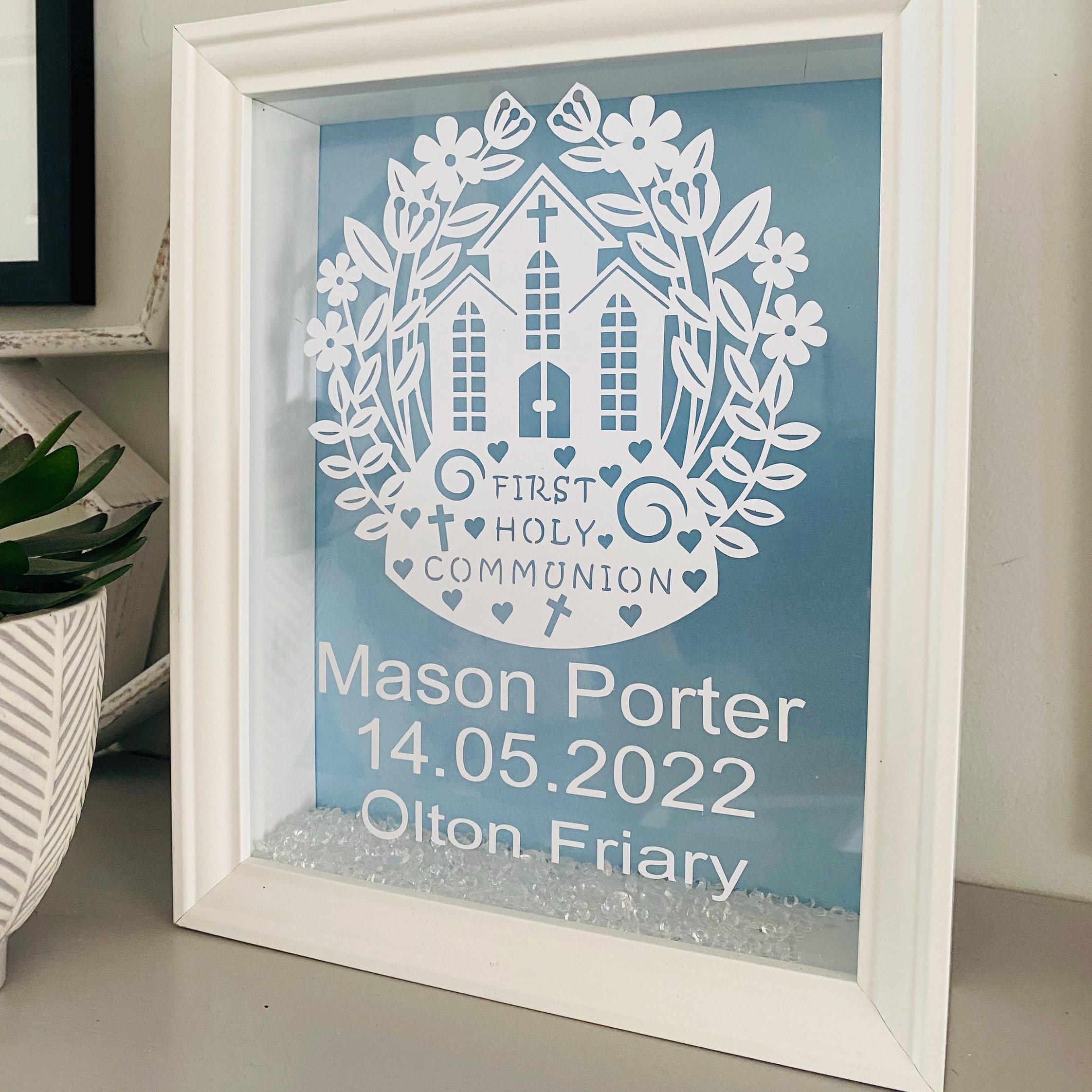 First Holy Communion Frame, First Holy Communion Gift, Communion Gift ...