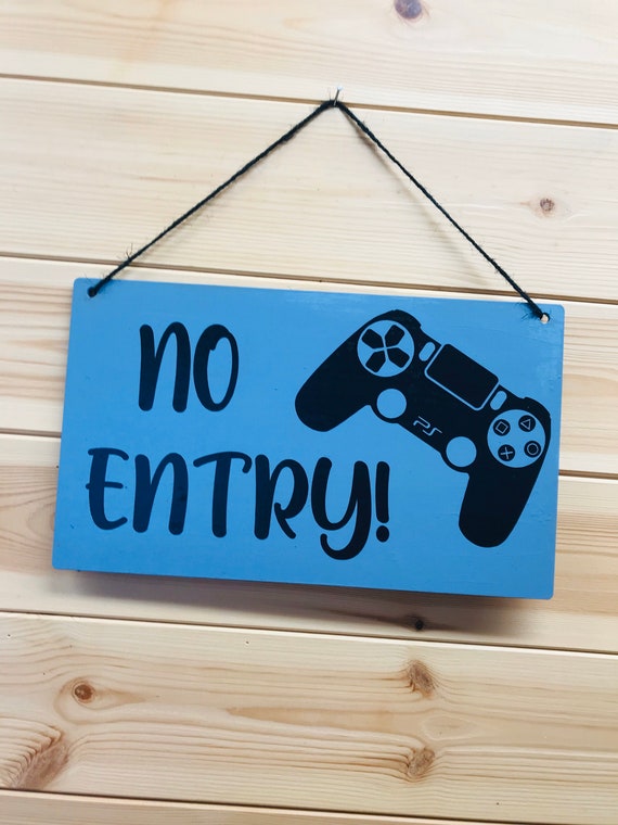 Gamer Door Sign No Entry Sign Gaming Room Décor Gamer Gifts - Etsy UK