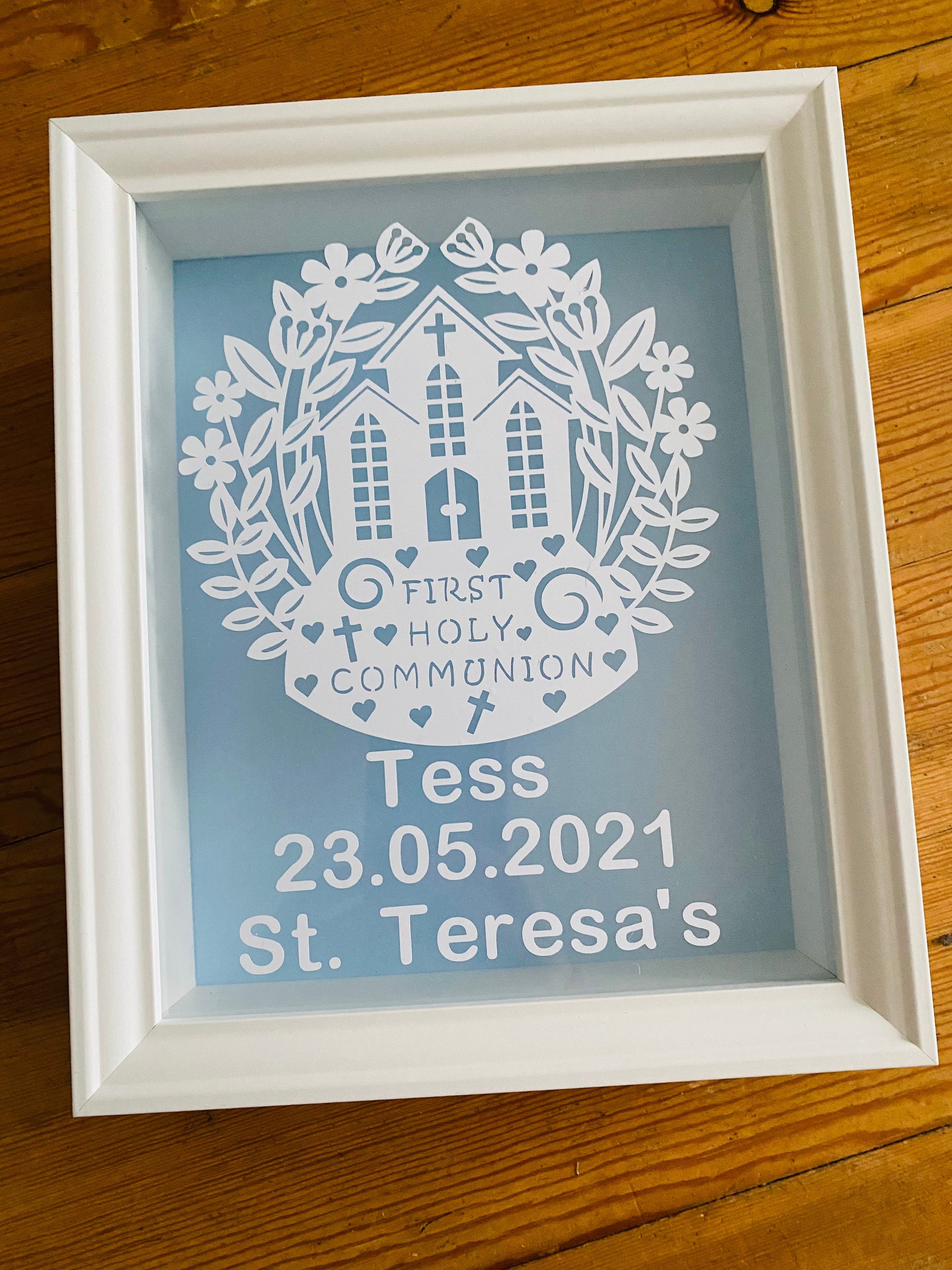 First Holy Communion Frame First Holy Communion Gift - Etsy UK