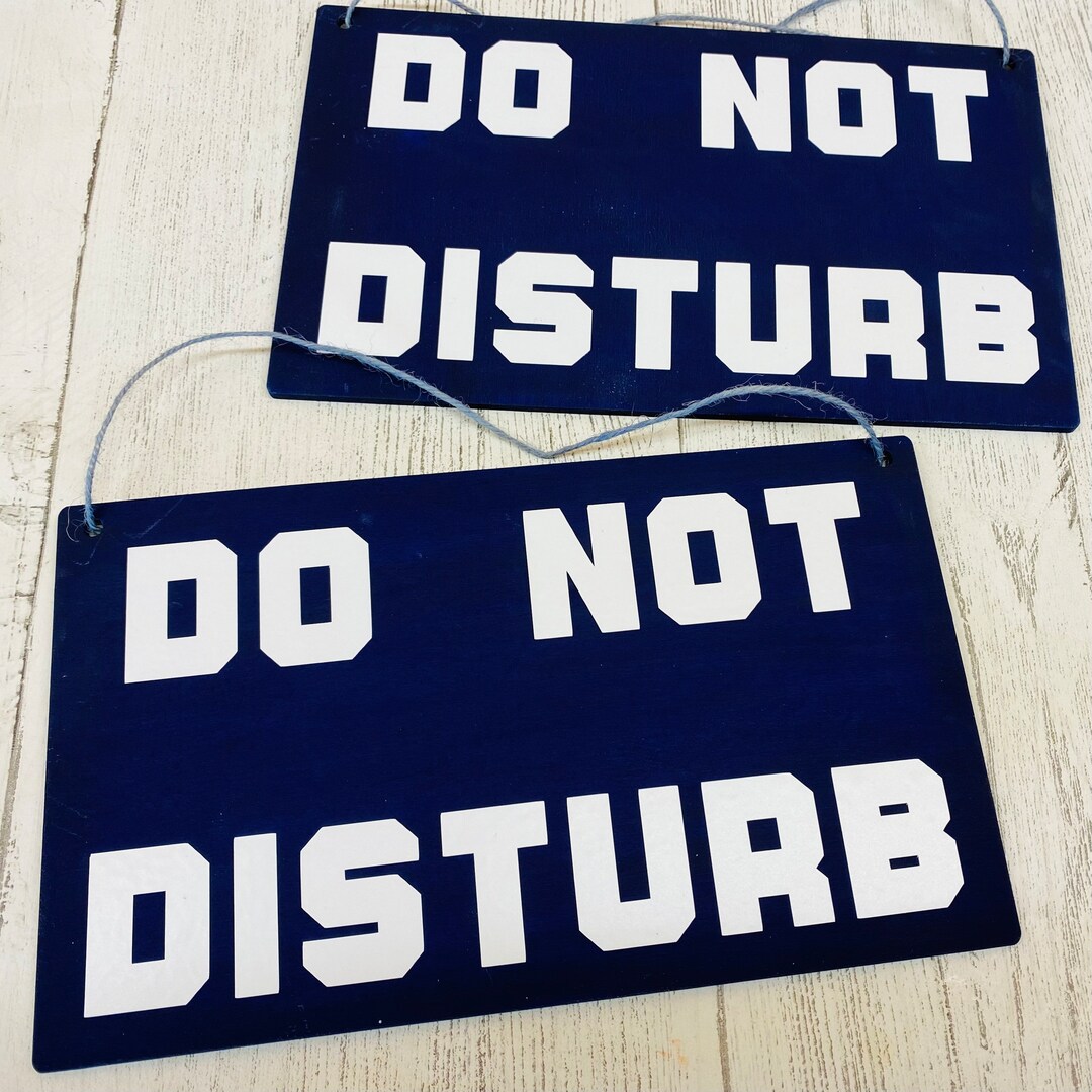 Do Not Disturb Sign, Do Not Disturb Door Hanger, Custom Kids Door Sign ...