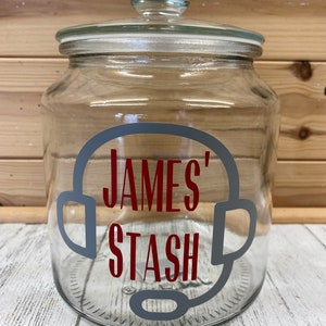 Gaming Snack Jar Gaming Snacks Personalised Snack Jar Kids | Etsy UK
