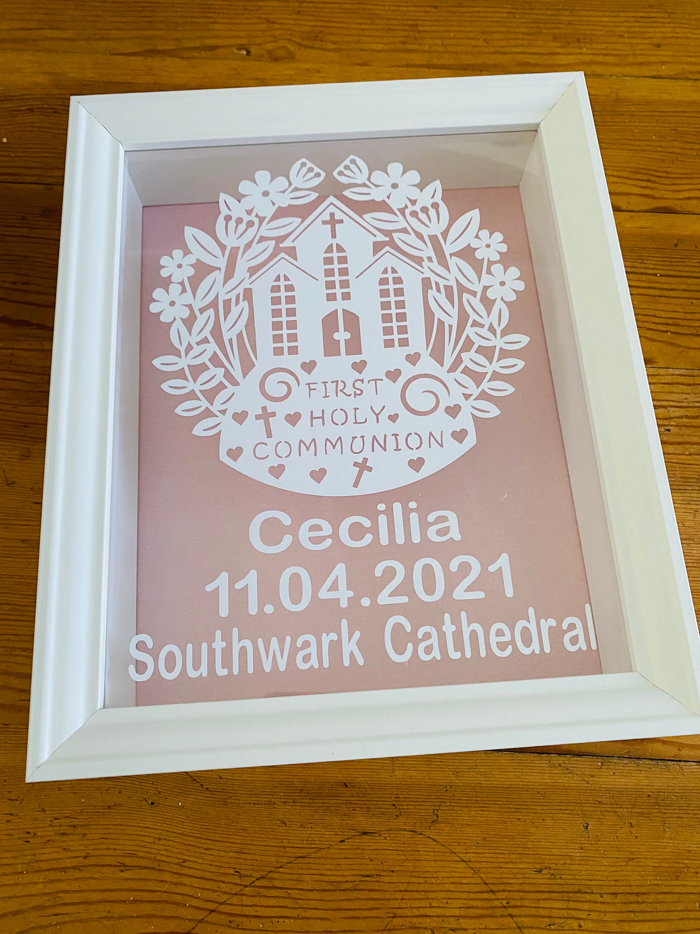 First Holy Communion Frame First Holy Communion Gift - Etsy UK