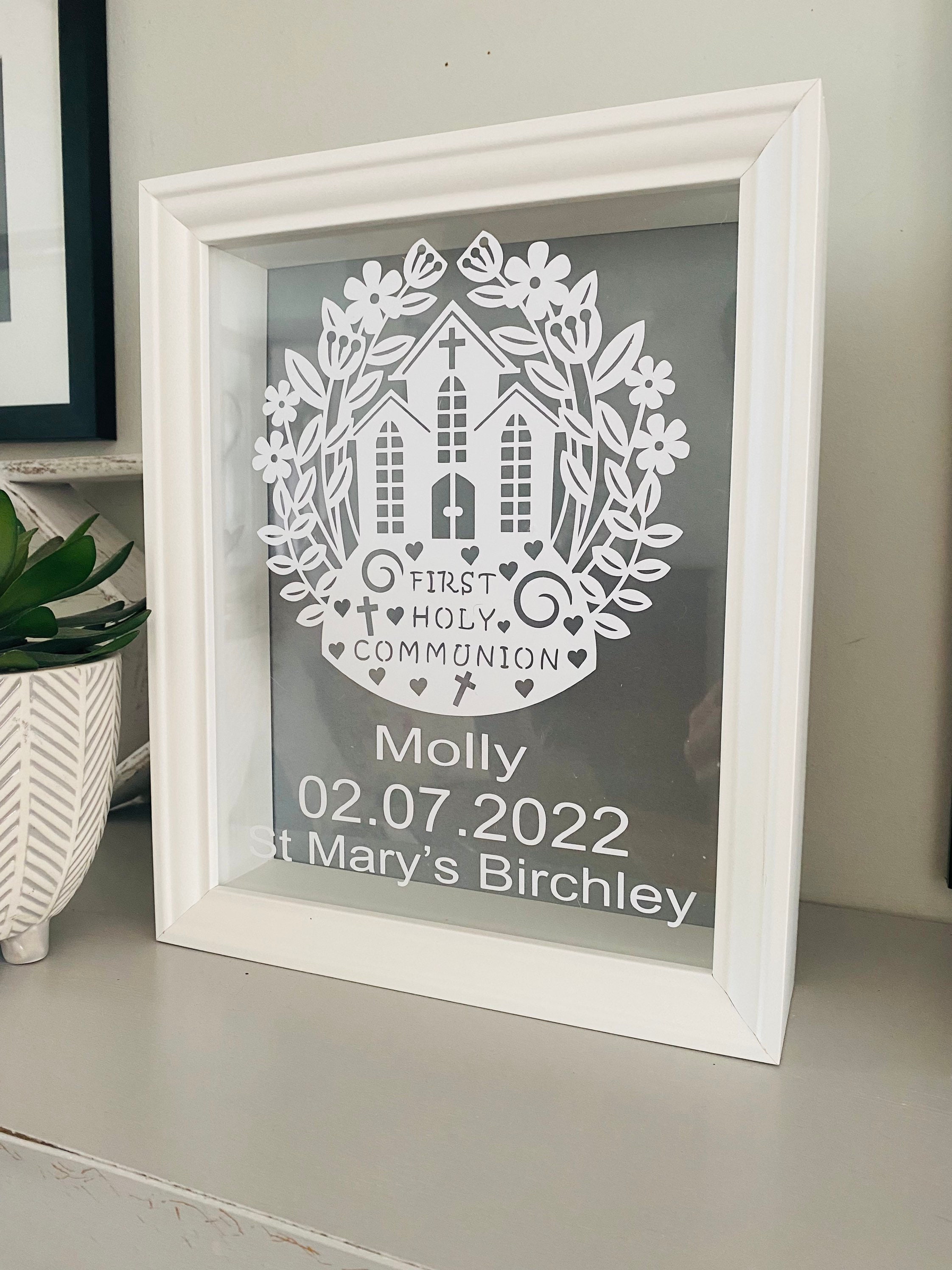 First Holy Communion Frame First Holy Communion Gift - Etsy UK