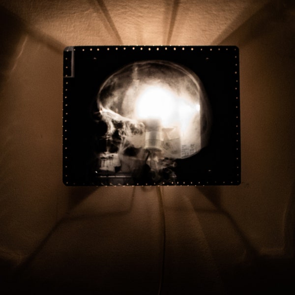 Skull Wall Sconce - Etsy